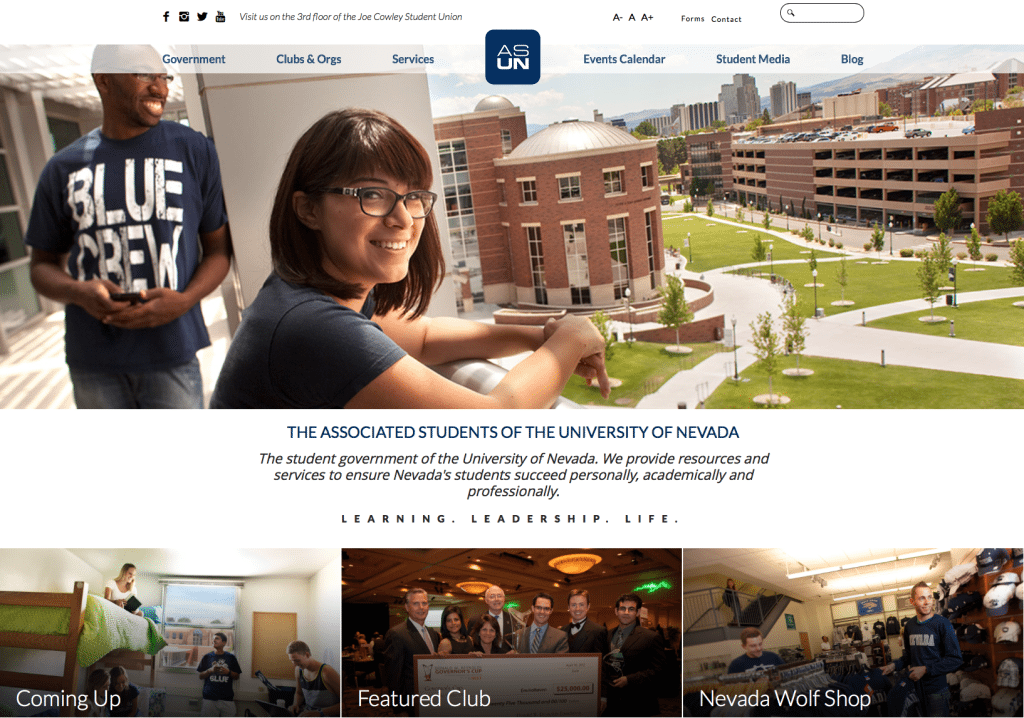 ASUN launches website revamp after lengthy wait | The Nevada Sagebrush