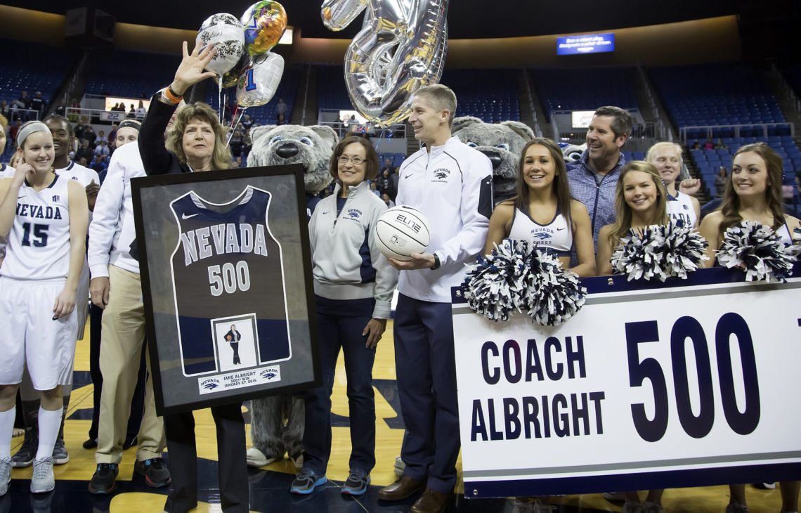 Albright celebrates her 500th career victory | The Nevada Sagebrush