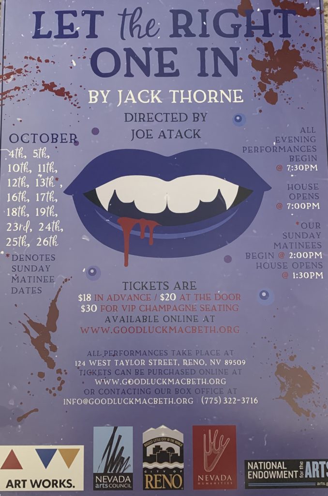Good Luck Macbeth presents the riveting and Halloween spirited “Let the ...
